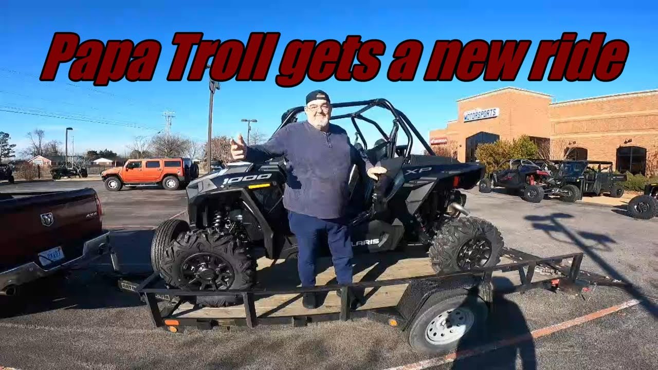 Papa Trolls new ride! 2023 RZR xp1000 - YouTube
