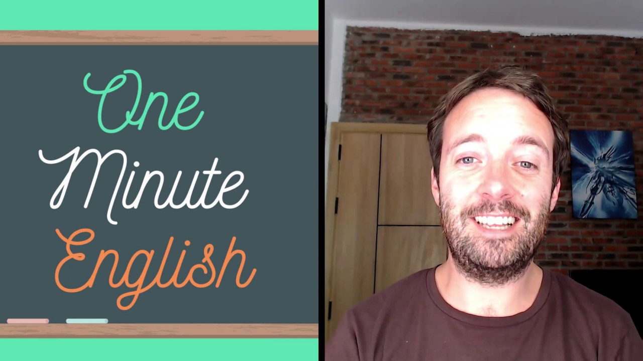 One Minute English New year's Vocabulary - YouTube