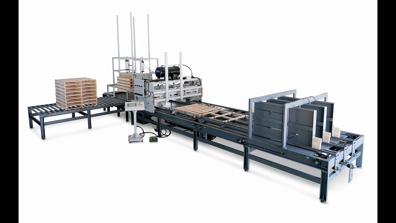 YC-PN1500 AUTOMATIC PALLET MACHINE 棧板機 - YouTube