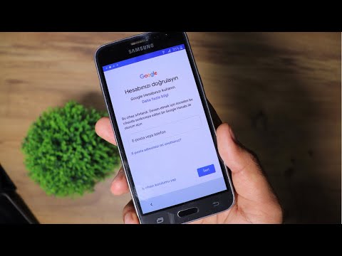 Samsung J3 2016 Gmail Bypass Format Sonrası Ekran j320