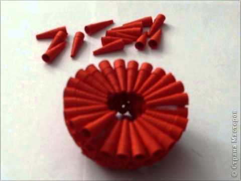 quilling top çiçekler