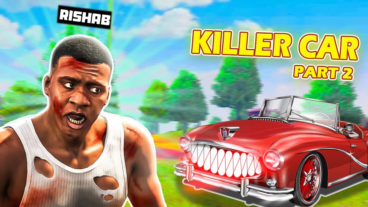 Can Franklin Kill Cursed Killer Car In gta 5 With Shinchan and Chop gta ...