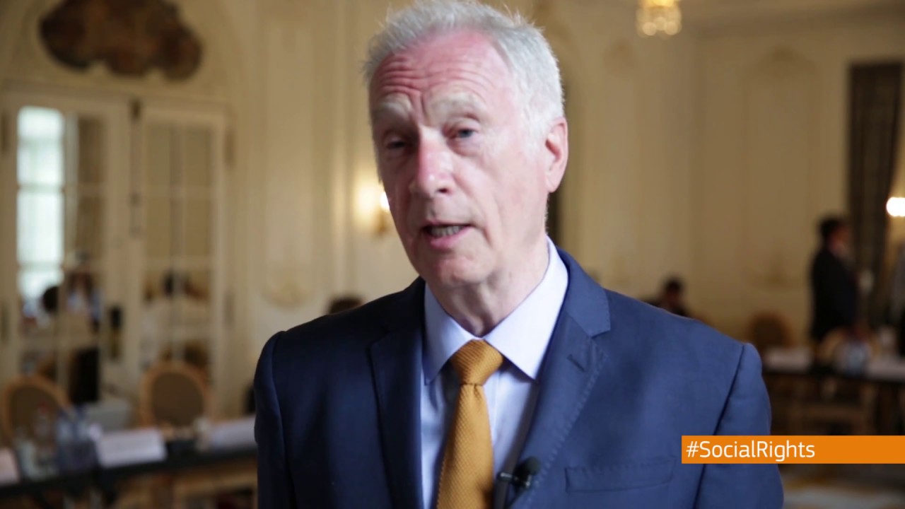 ESN CEO John Halloran at EU Pillar of Social Rights Conference - YouTube