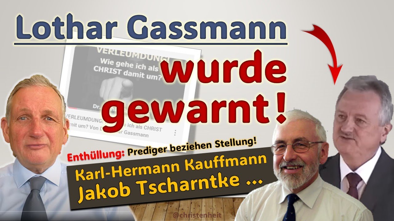 💥Lothar Gassmann — wie es wirklich war! | Jakob Tscharntke & Karl ...