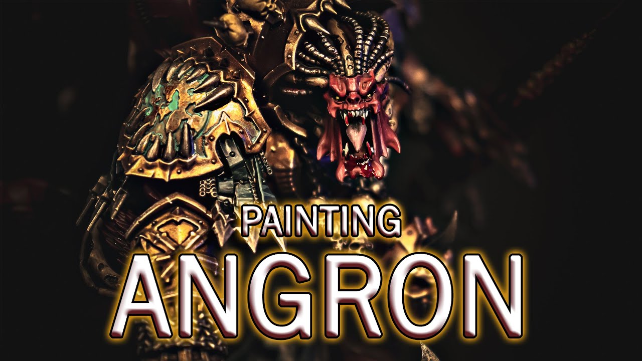 Painting Angron, Primarch of the World eaters. - YouTube
