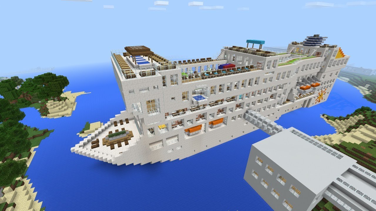 HUGE MINECRAFT CRUISE SHIP (renovated) - YouTube