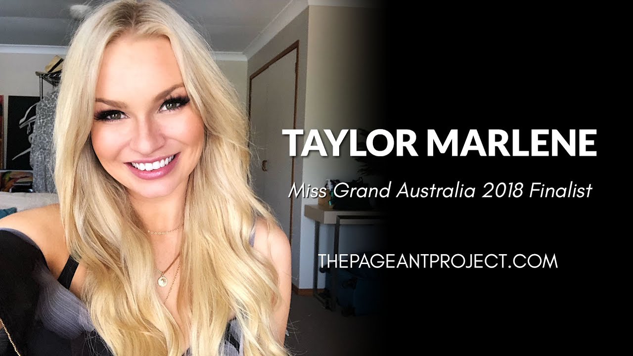 Taylor Marlene Interview | Miss Grand Australia 2018 National Finalist ...