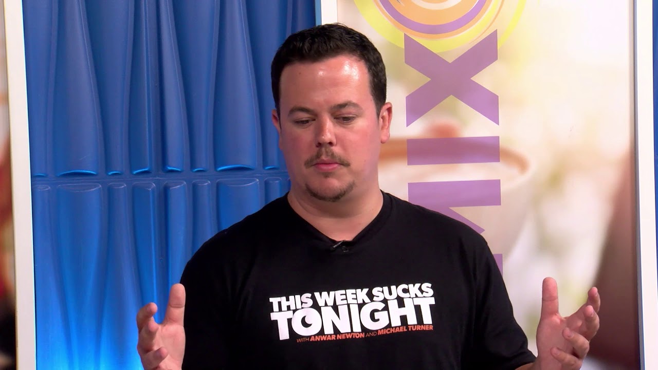 Comedian Michael Turner shares info on DON'T TELL Comedy show - YouTube