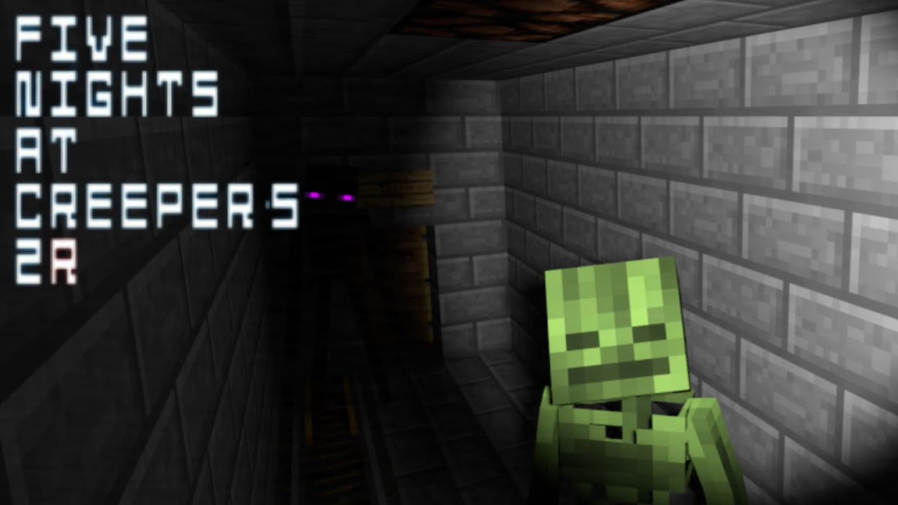 Five Nights at Creeper's 2 Remastered || Night 3 Hard Mode || No ...