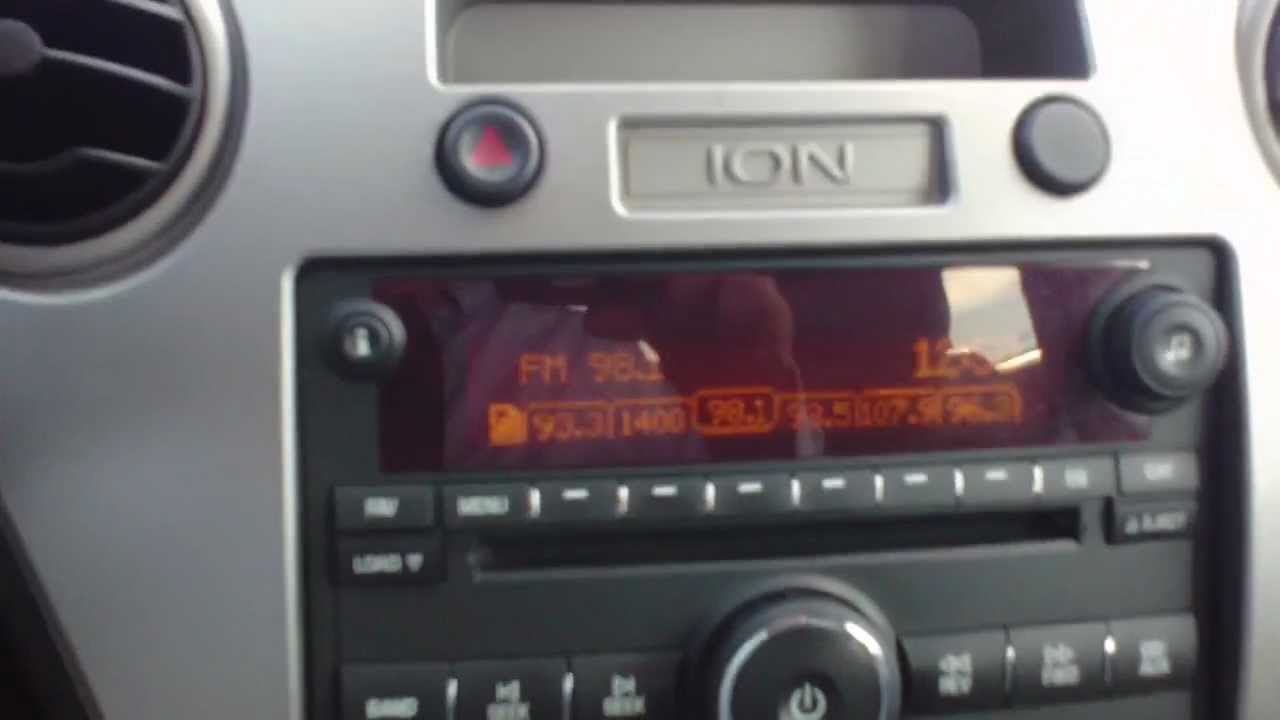 HOW TO USE YOUR RADION ON A SCION ION - YouTube