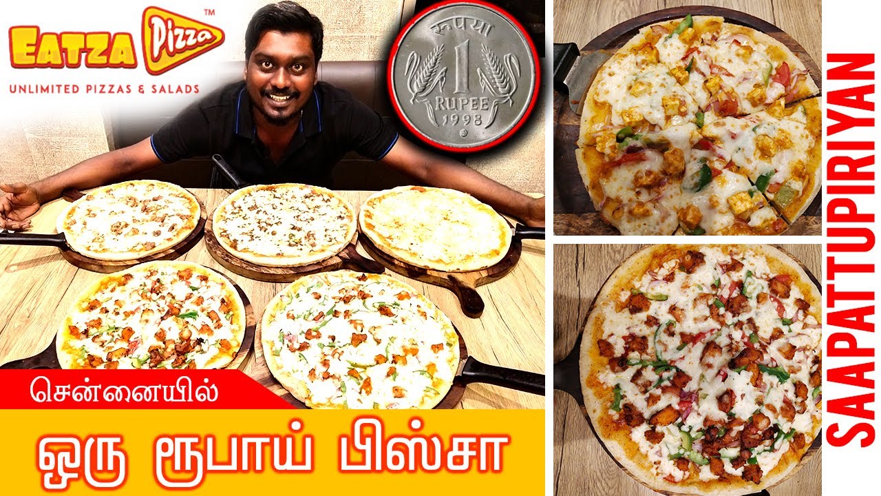 1 Rupee Pizza Eatza Pizza Nandmabakkam Unlimited Pizza Buffet Saapattu ...