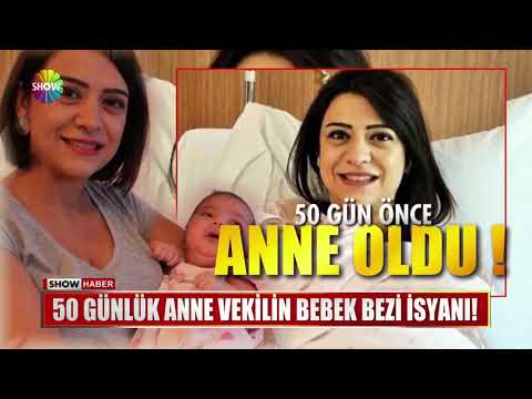50 günlük anne vekilin bebek bezi isyanı!
