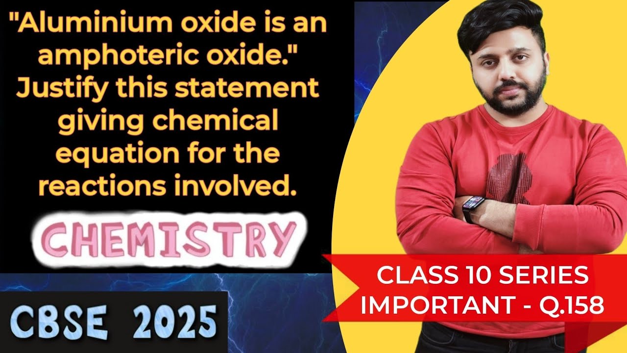 Aluminium oxide is an amphoteric oxide. Justify this statement giving ...