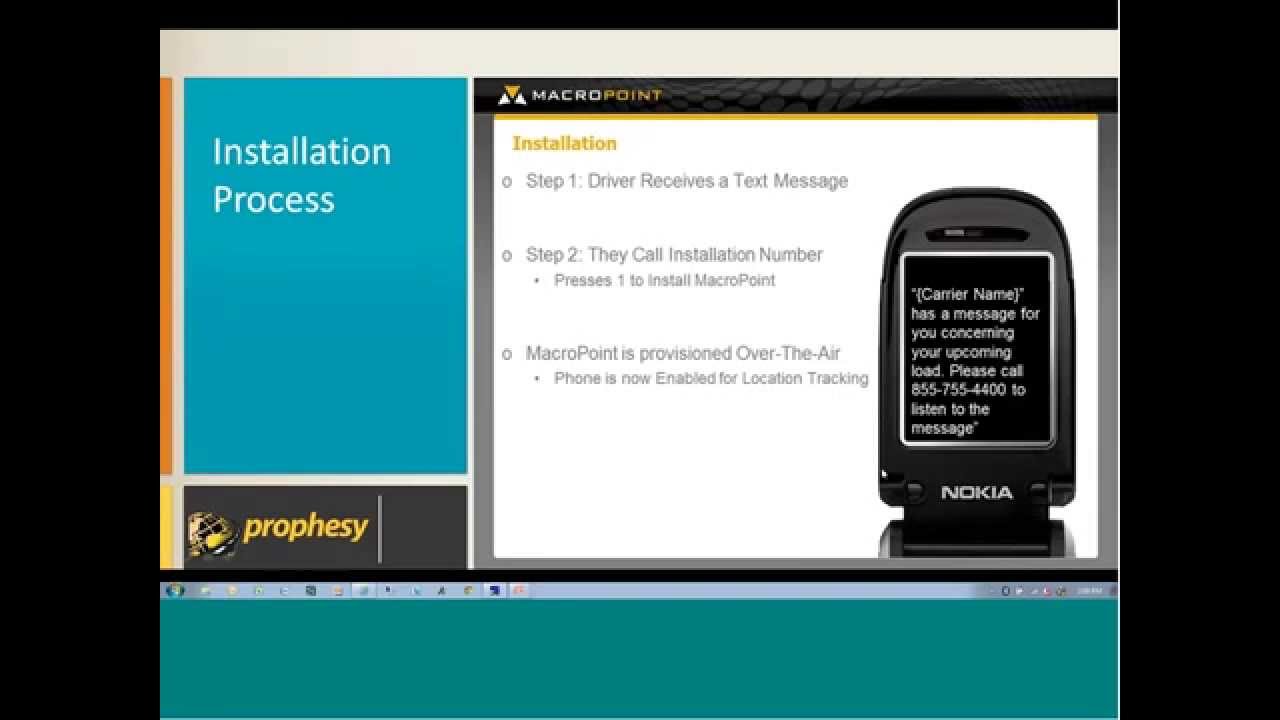 Macropoint Integration for Prophesy DispatchSeries Software - YouTube