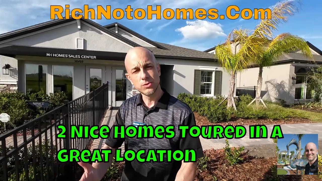 Hilltop Point Dade City, M/i Homes 2 Models Sentinel & Picasso Tour ...