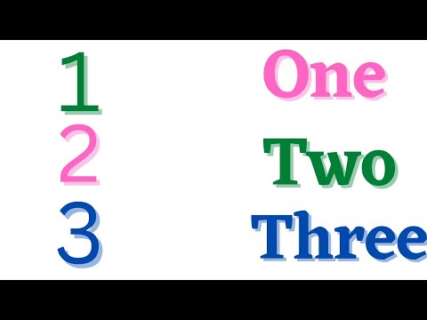 Learn Numbers 1To 10 In Words |1234 Counting With Spelling| - YouTube