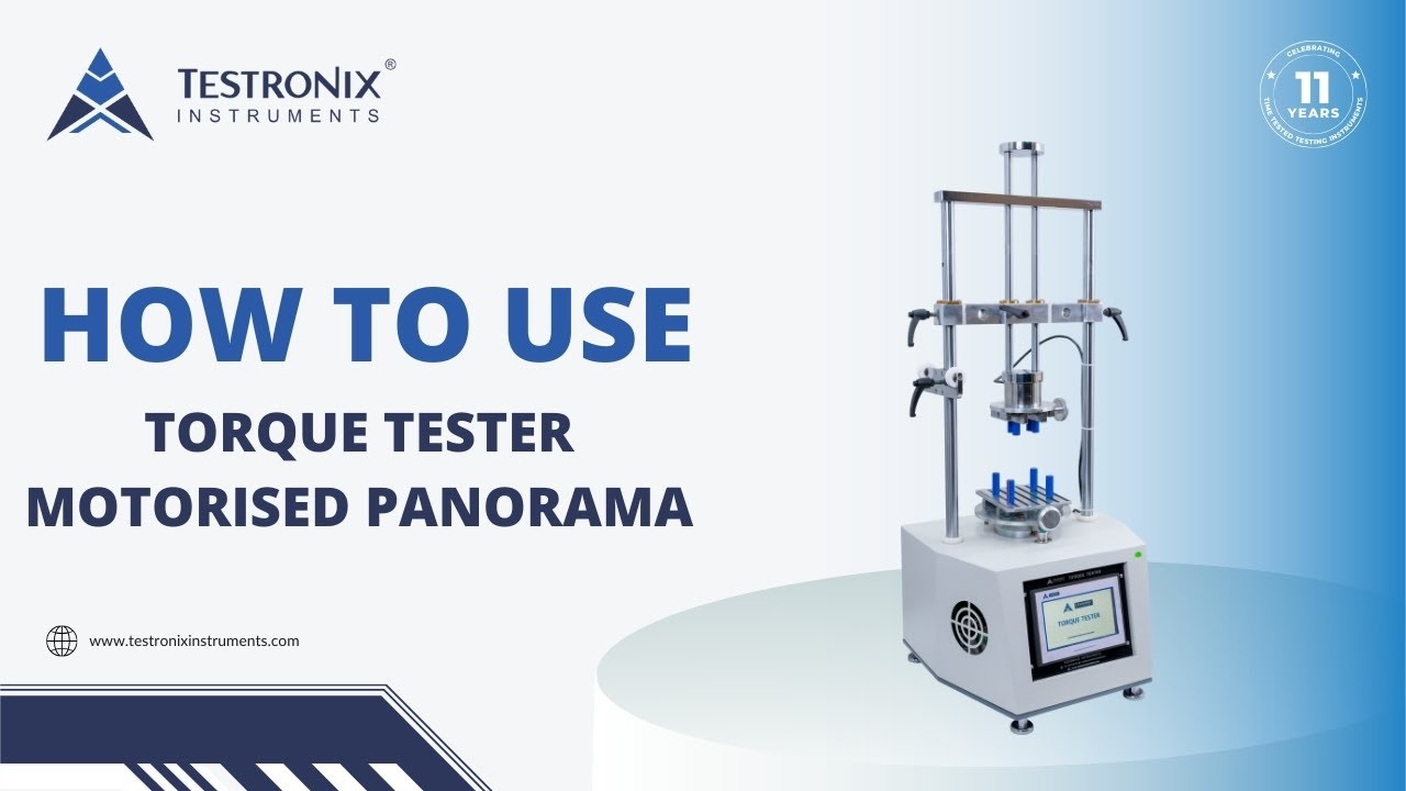How to Use Torque Tester Motorised Panorama - YouTube