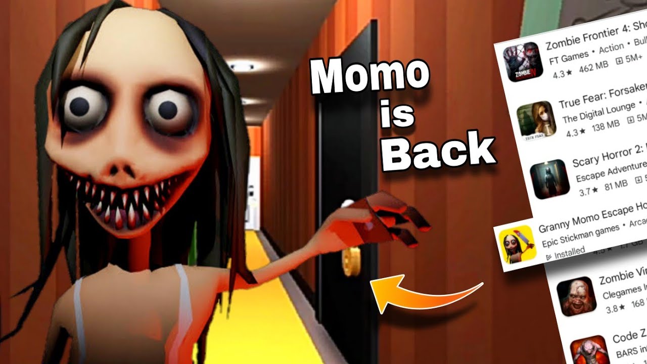 Granny Momo Escape House | Momo is Back | horror game | Funny Gameplay ...