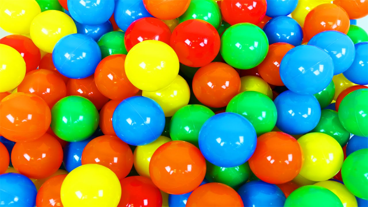 BALL PIT SHOW! Learning Colors with a Ball Pit! - YouTube