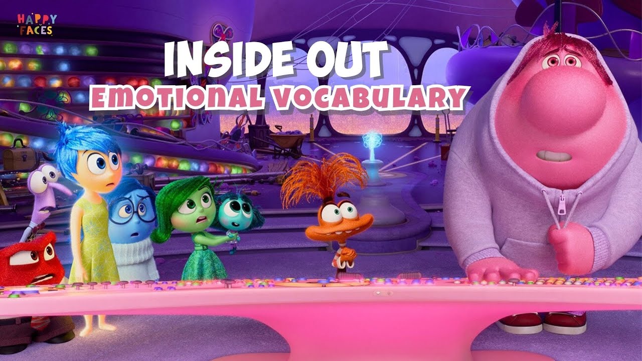 Inside Out: Emotional vocabulary | English lessons for kids | Happy ...