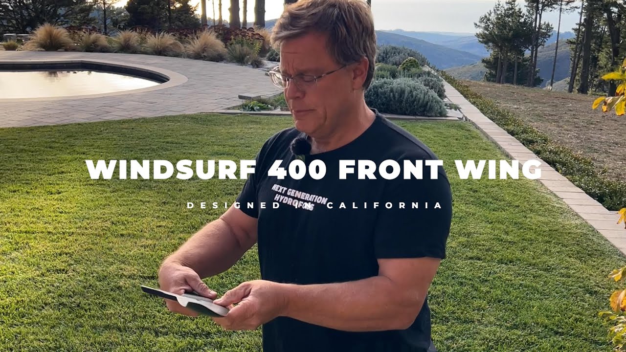 F4 New Windsurf models 2023 / Slalom Race 400 Front wing - YouTube