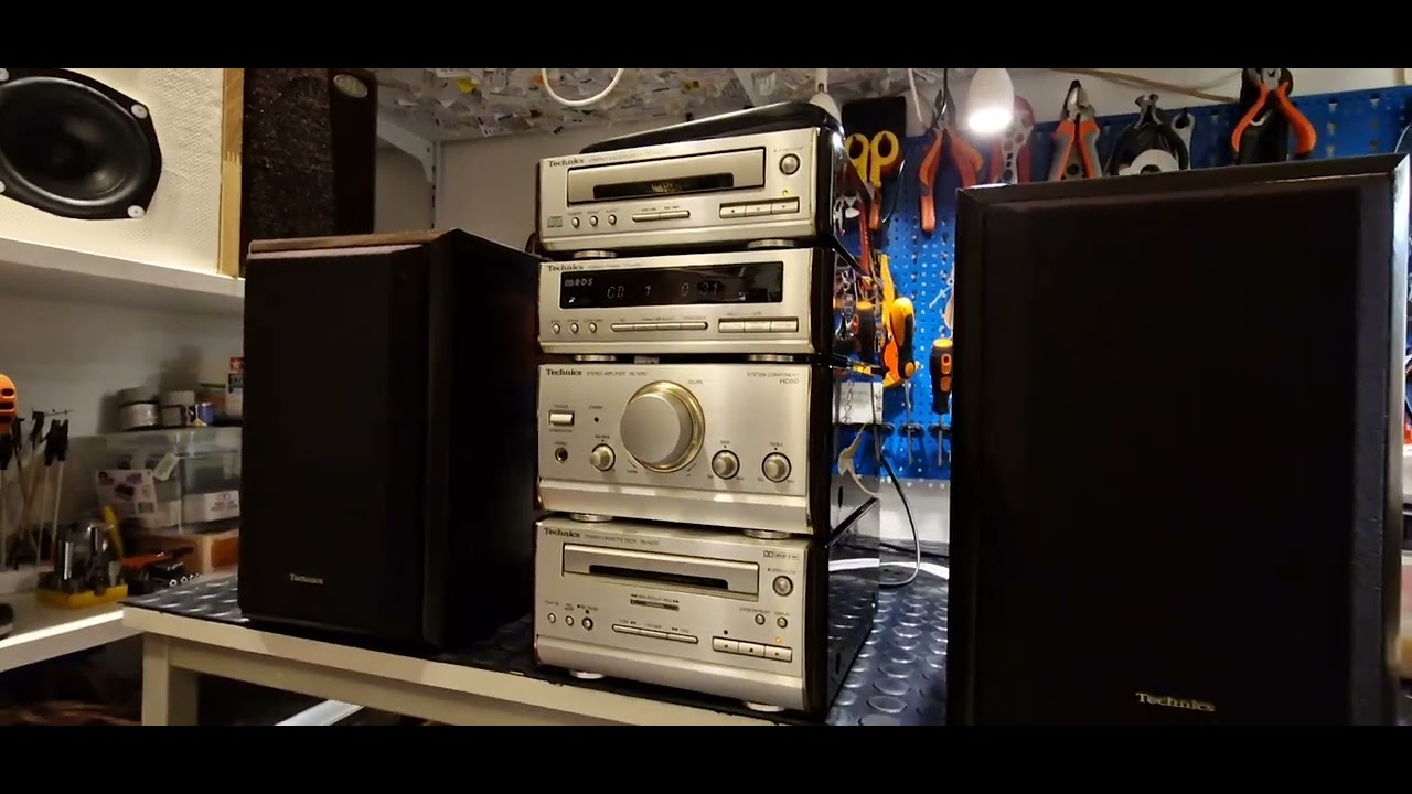 TECHNICS SE-HD50 midi hifi set high fidelity from 90' -test- - YouTube