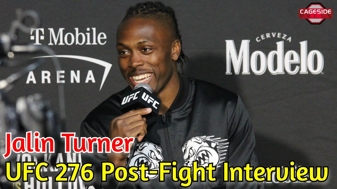 Jalin Turner Says Every Lightweight is on His Radar After Finish of ...