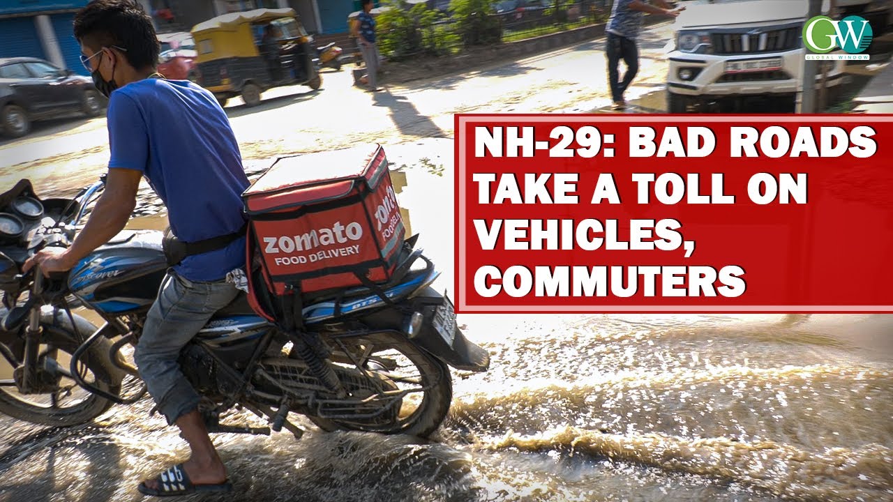 NH-29: BAD ROADS TAKE A TOLL ON VEHICLES, COMMUTERS - YouTube