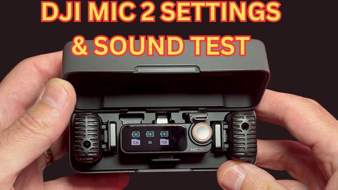 DJI Mic 2 Settings And Sound Test iPhone - YouTube