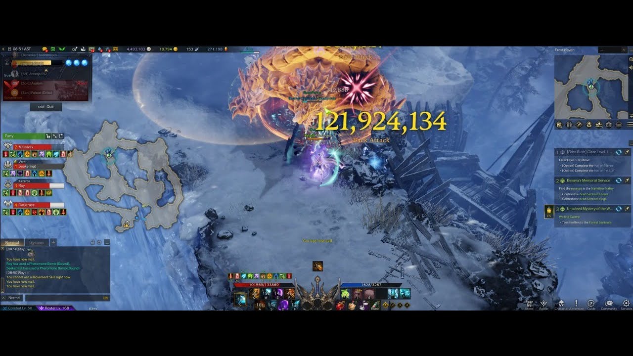 Lost Ark - Deathblade 1500 - Weapon +23 - Gem 10 Surge Skill - YouTube