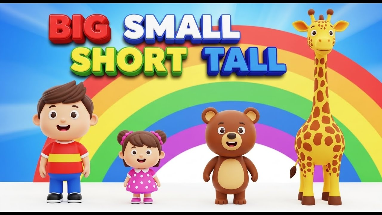 🎵 Big Small Short Tall – Size comparison 🎵 - YouTube