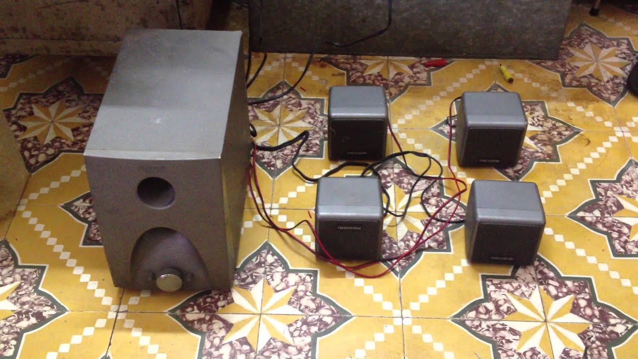 Microlab M840 4.1 - YouTube