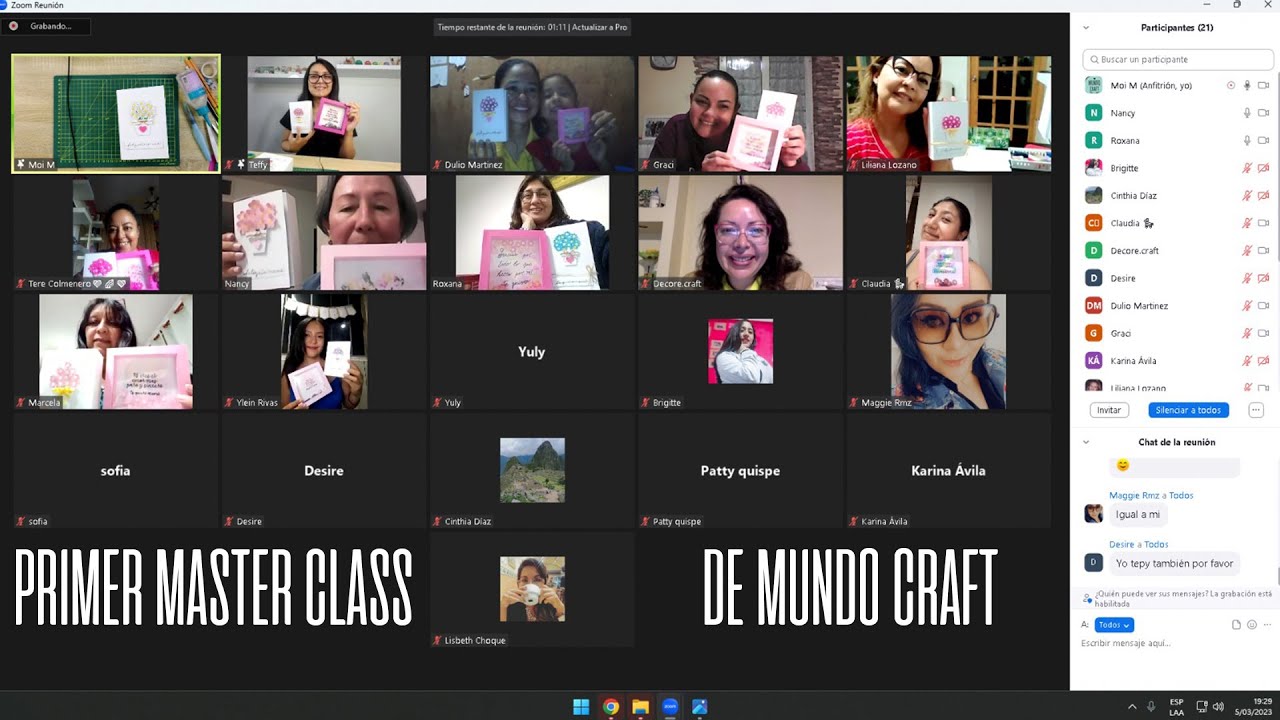 1er Master Class de Manualidades | Mundo Craft - YouTube