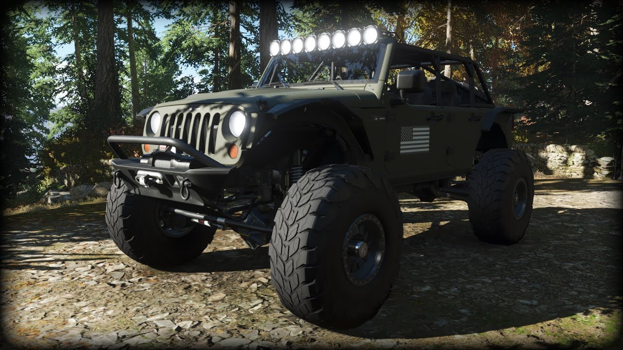Forza Horizon 4 - 2013 Jeep Wrangler Unlimited DeBerti Design - YouTube
