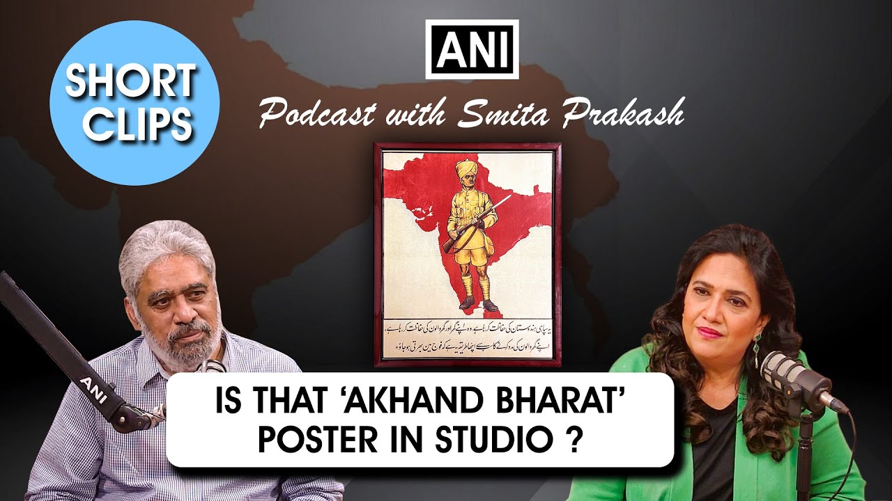 Does Smita Prakash have an ‘Akhand Bharat’ poster in her podcast? - YouTube