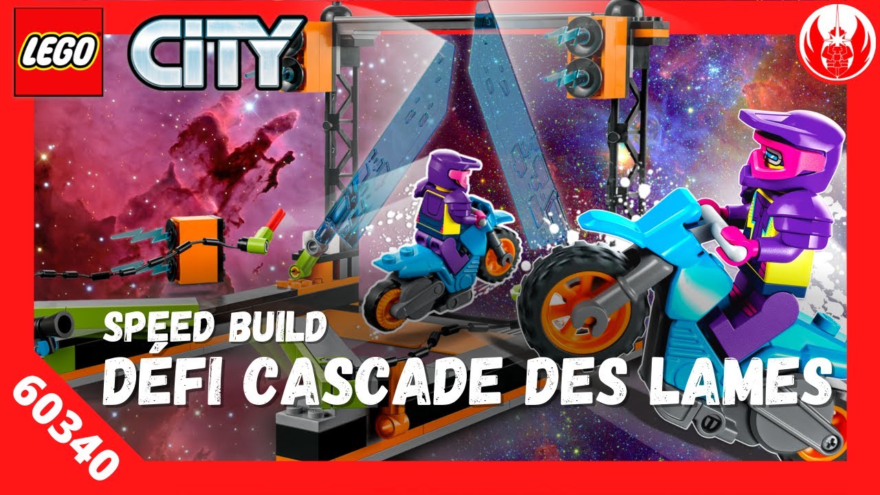 Lego City 60340 Le défi de cascade les lames Unboxing & Speed Build ...