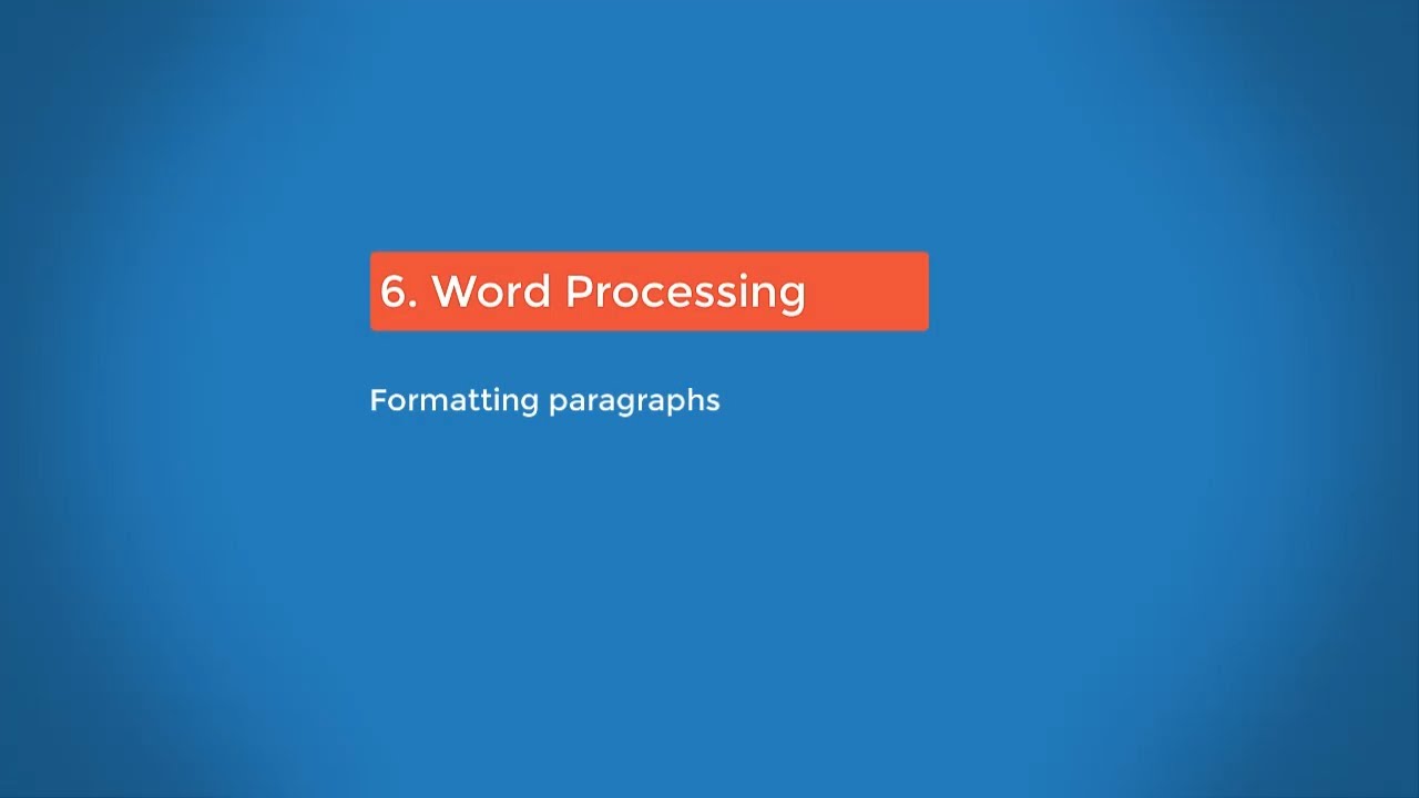 OL ICT Grade -10 Word processing - Part 1 - YouTube
