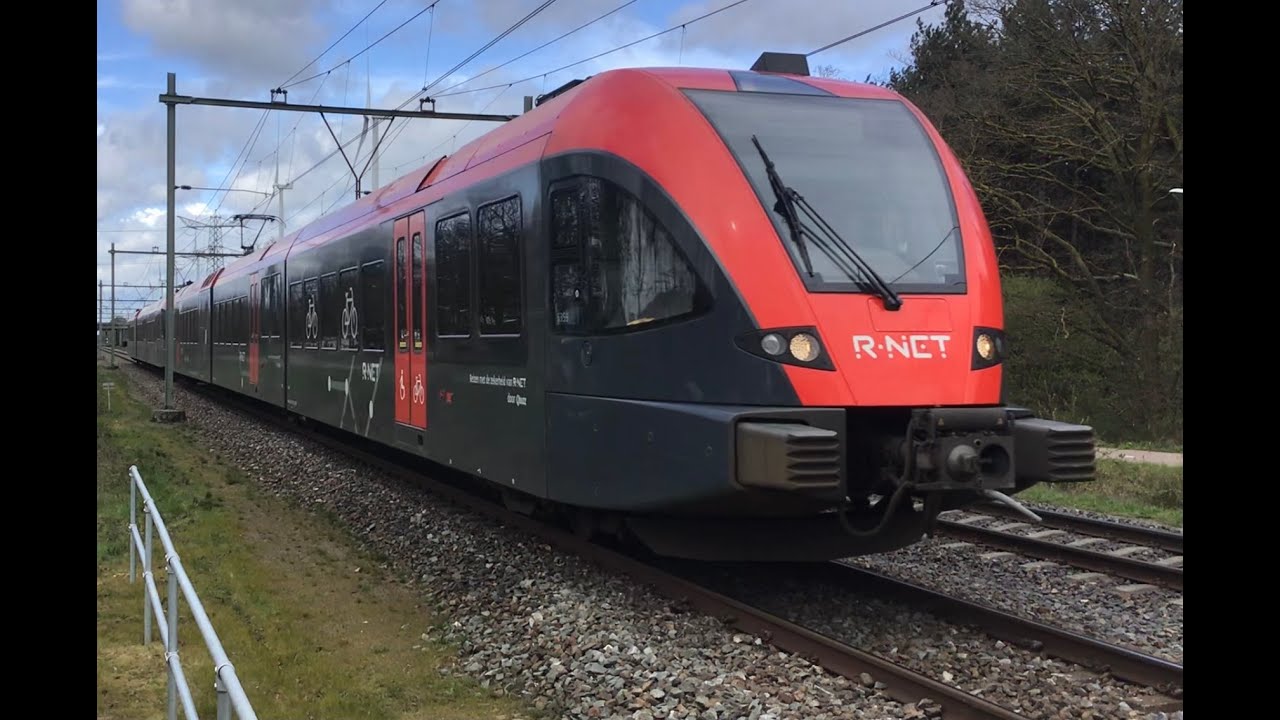 Rare, Seldom ! R-Net / Qbuzz EMU Train pull other EMU ( Electric Motor ...