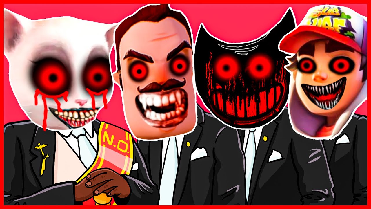 Talking Angela.EXE & Hello Neighbor.EXE & Bendy.EXE & Subway Surfers ...