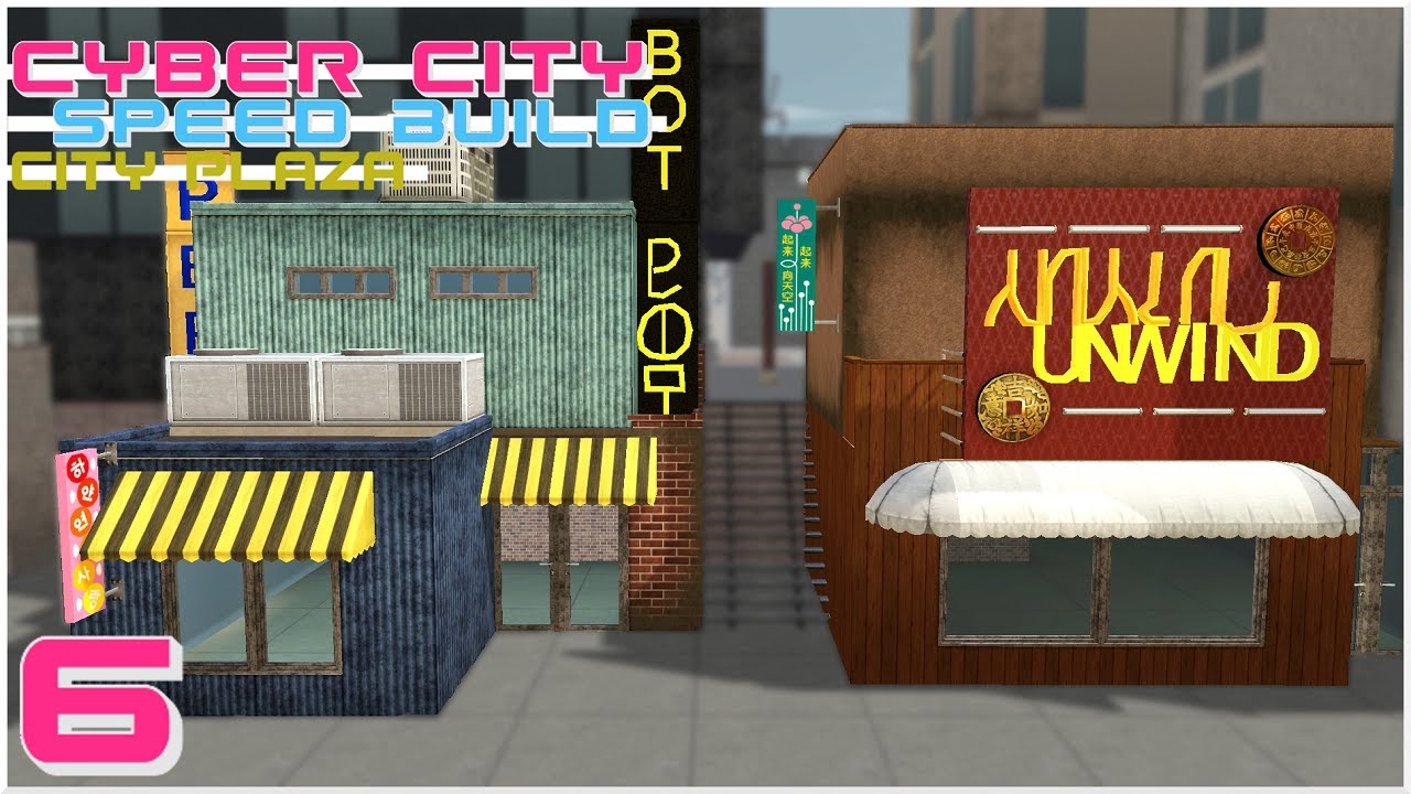 The Sims 3 Speed Build | Cyber City | Part 6 (Bot Bot Shop and Spa ...