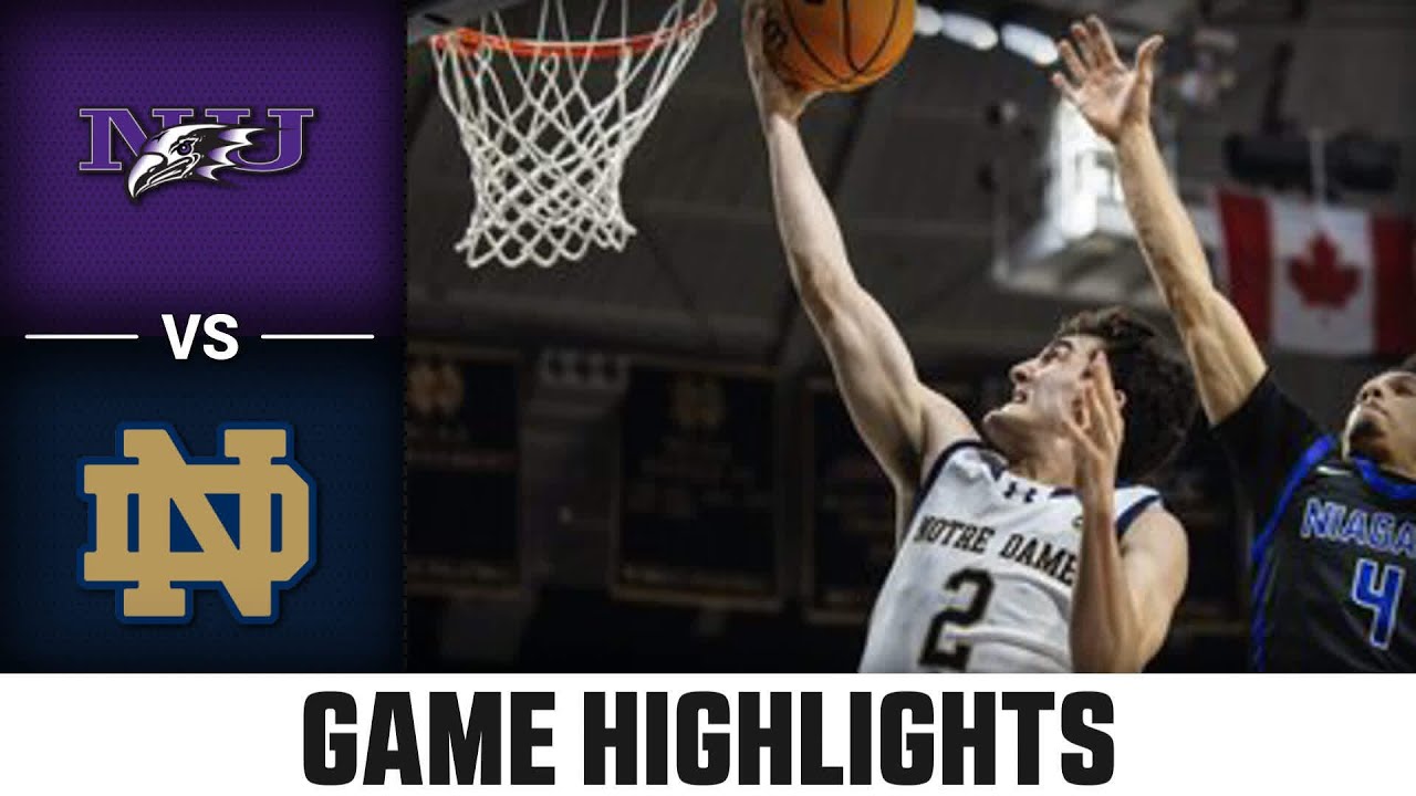 Niagara vs. Notre Dame Game Highlights | 2023-24 ACC Men’s Basketball ...
