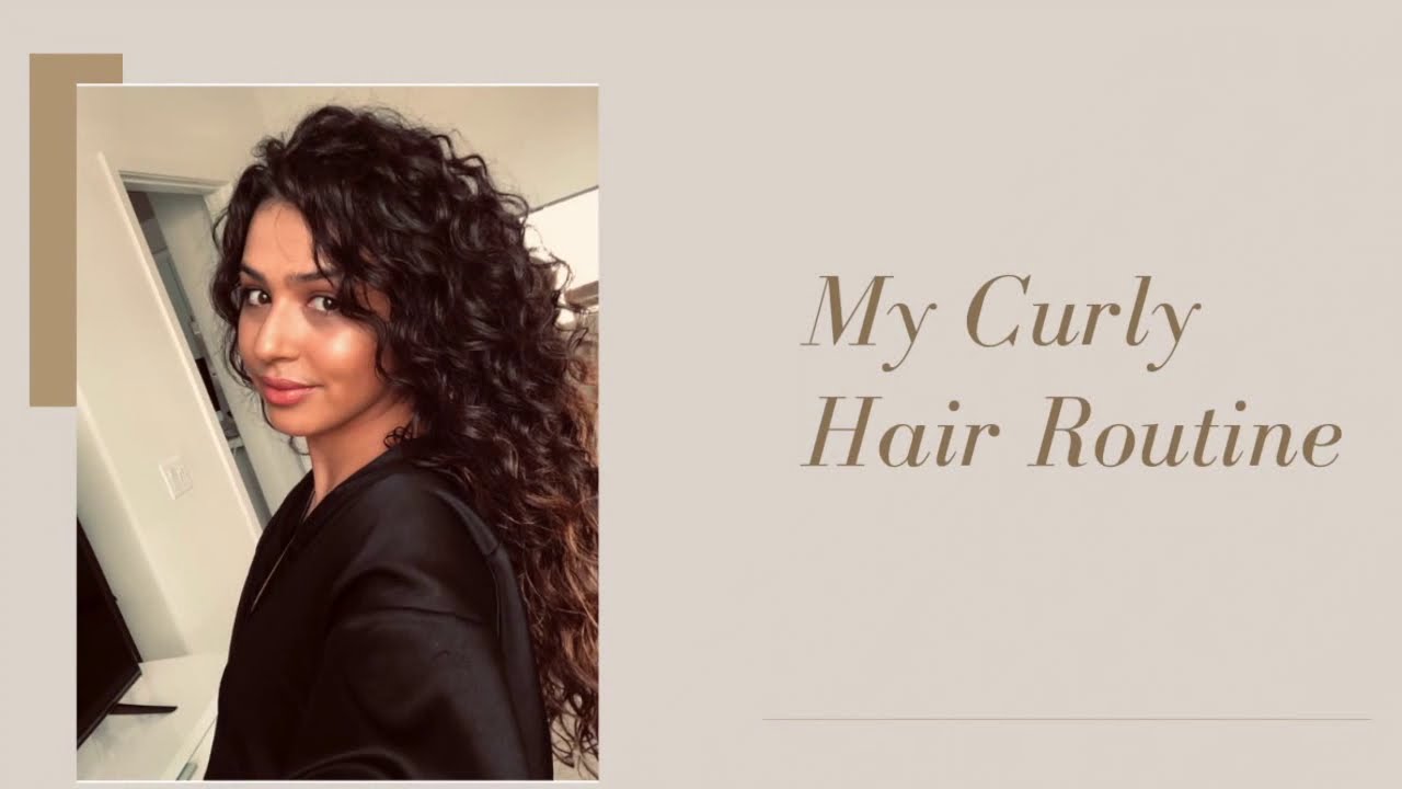 | MY CURLY HAIR ROUTINE | - YouTube