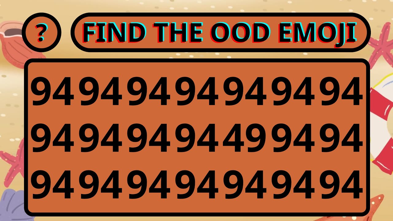 Find the ODD One Out - Numbers Edition3️⃣2️⃣3️⃣3️⃣Part 1 - YouTube