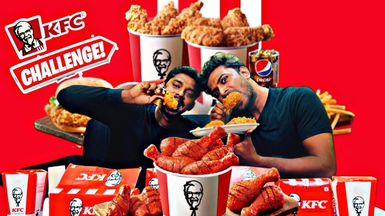 KFC CHALLENGE !! 🍗🍟 FUN Overloaded🤣😜 _ With My BROTHER’S - YouTube