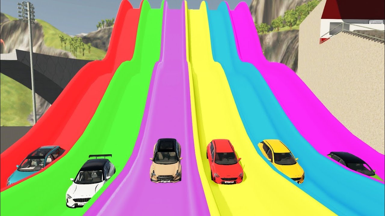 Colour Full Car Collection vs Colour Full Mega Reamp Challenge BeamNG ...