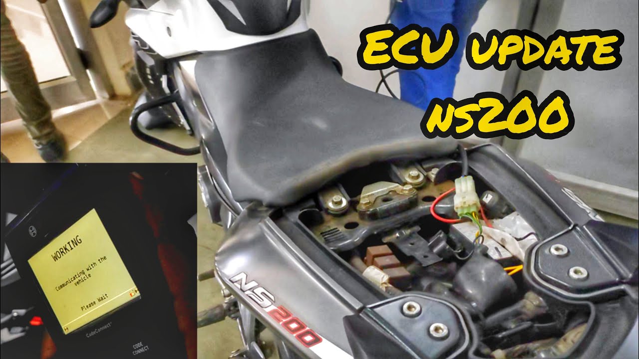 Ns200 Bs6 ECU update increase power and milage || how to update bike 🏍 ...