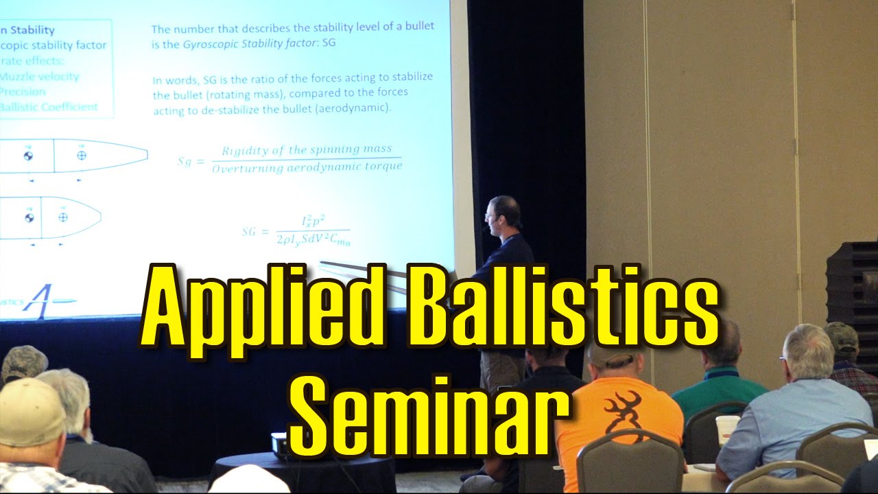 S3 - 09 - Applied Ballistics Seminar - YouTube