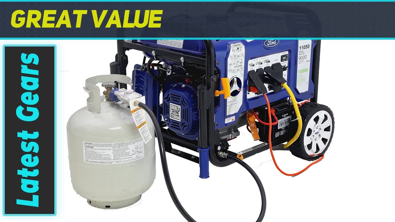 Ford FG11050PBE-A Dual Fuel Portable Generator - Unleashing 11050 Watts ...