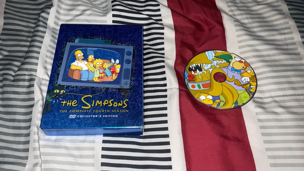 Opening to The Simpsons: The Complete Fourth Season 2004 DVD (Disc 2 ...