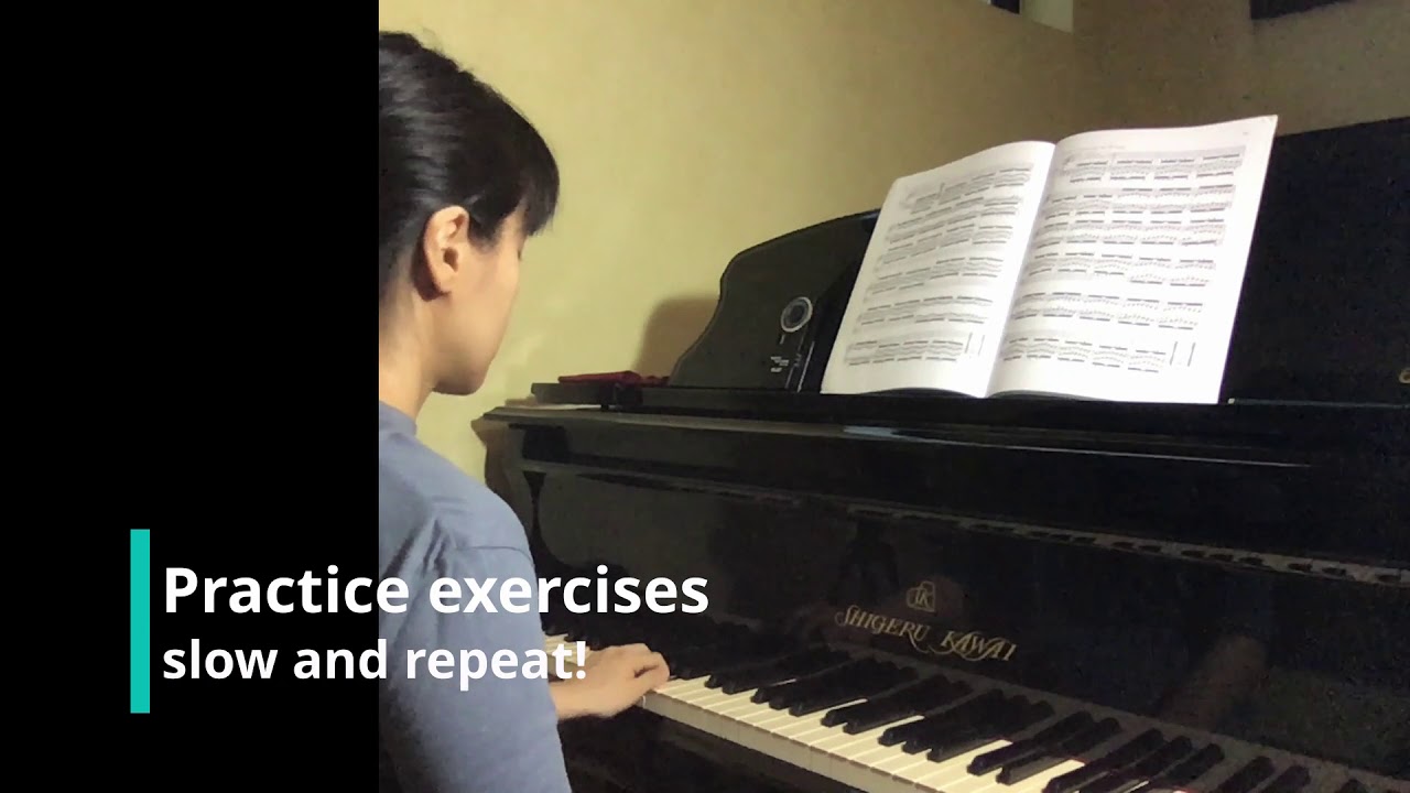 How to Practice Hanon Exercises no. 33 and 34 | Christine Utomo - YouTube